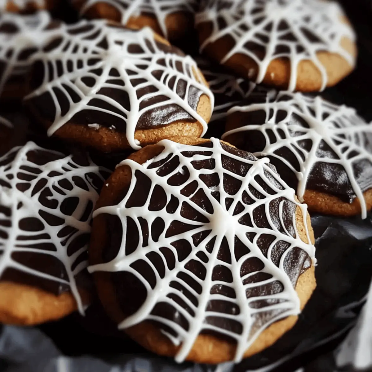 Easy Irresistible Spiderweb Cookies: Perfect Crispy Treat