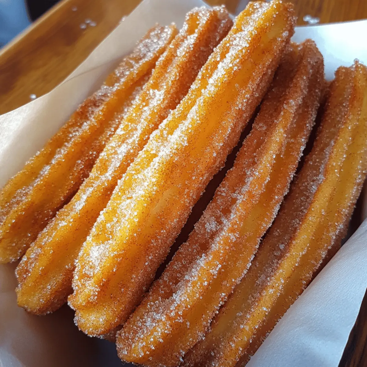 Easy Crispy Delicious Churros with Cinnamon Sugar (Spain)