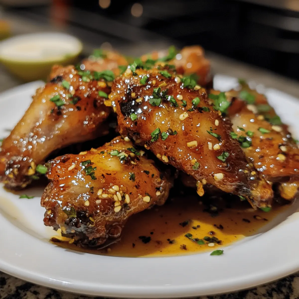 Ultimate Delicious Juicy Garlic Ginger Chicken Wings Recipe