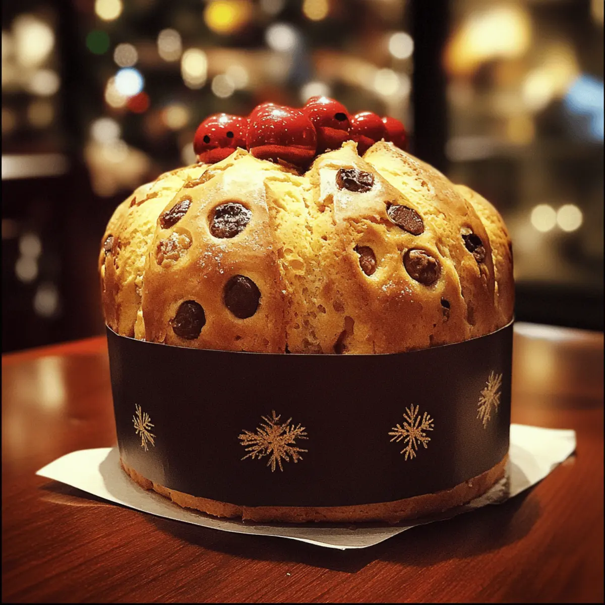 Ultimate Delicious Christmas Panettone with Golden Crust