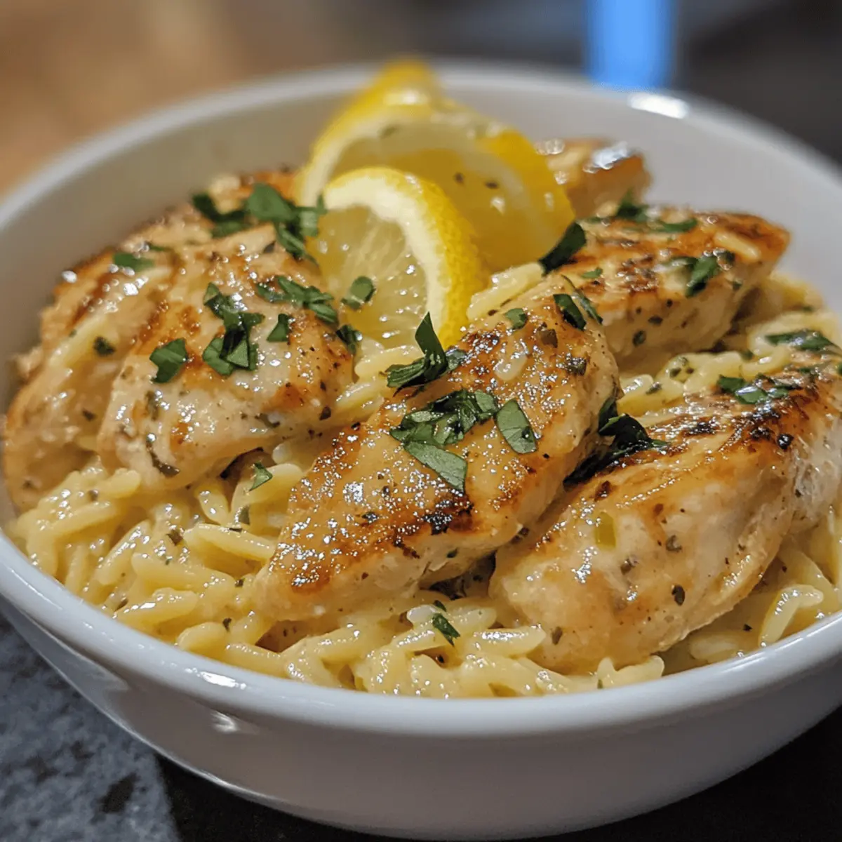Easy Creamy Lemon Chicken Orzo That’ll Brighten Your Dinner