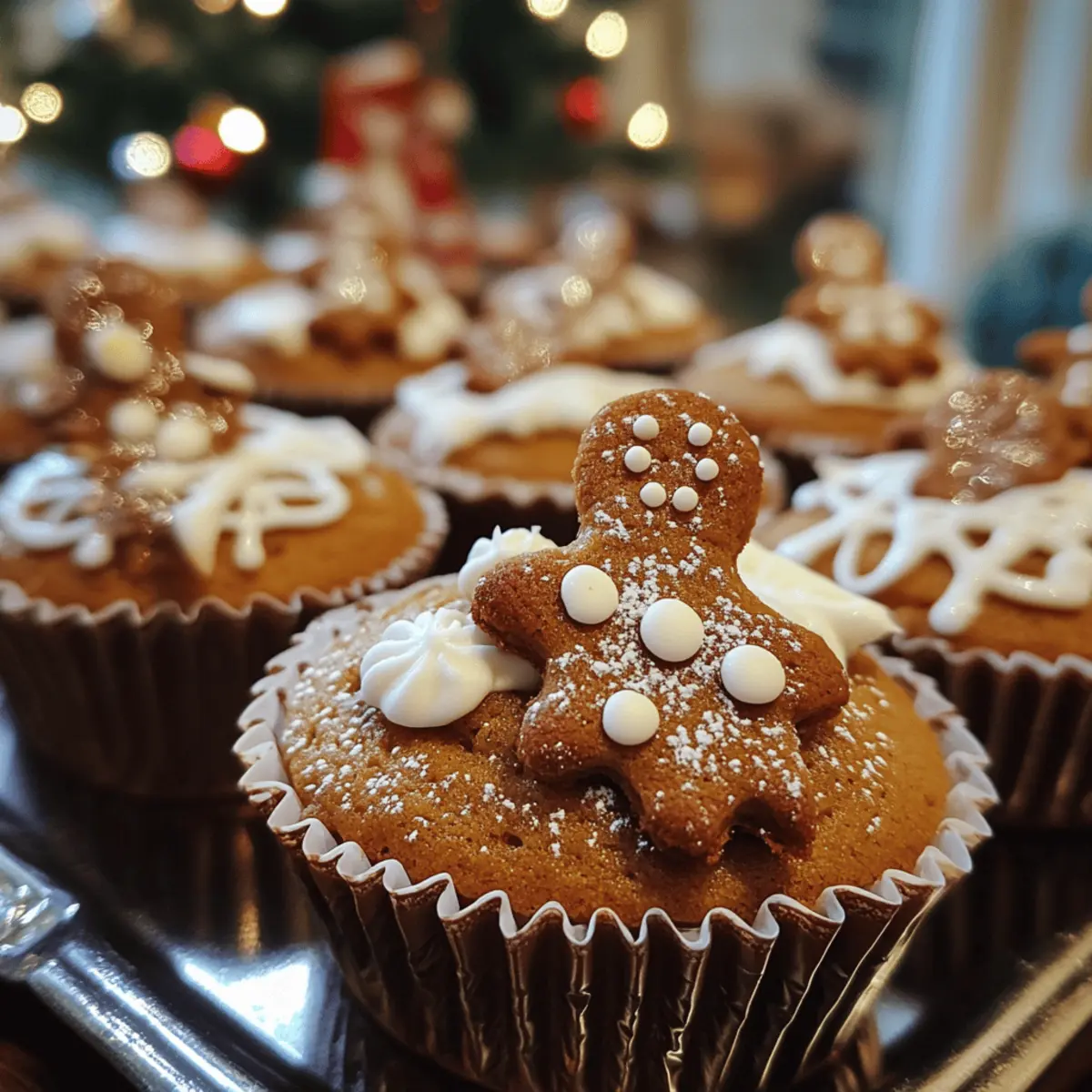 Easy Delicious Christmas Gingerbread Muffins for Festive Treats