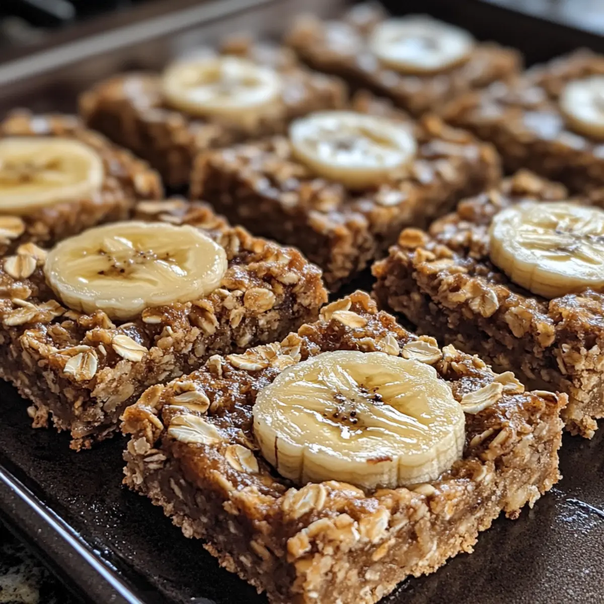 Irresistible Delicious Baked Banana Oat Squares for Cozy Snacking