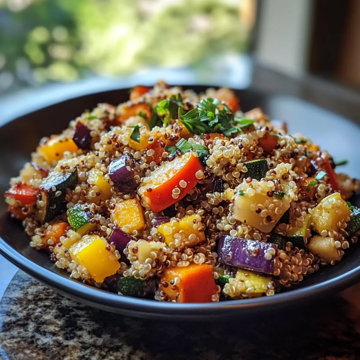 Irresistible Roasted Vegetable Quinoa Salad: Zesty & Delicious