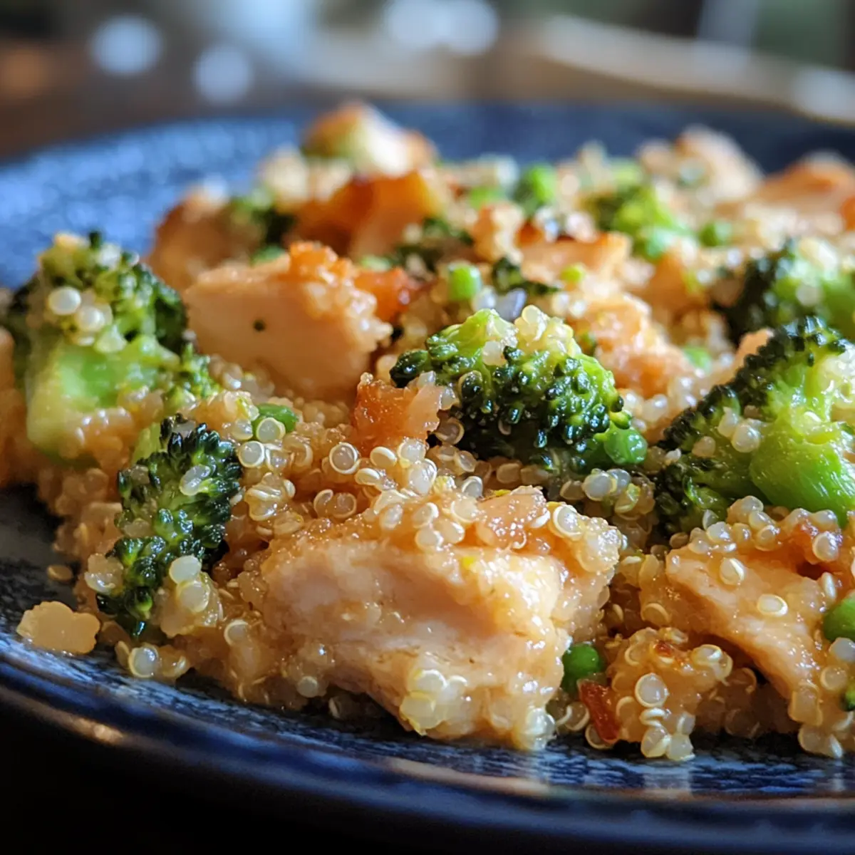Delicious Creamy Easy Chicken & Broccoli Quinoa Casserole