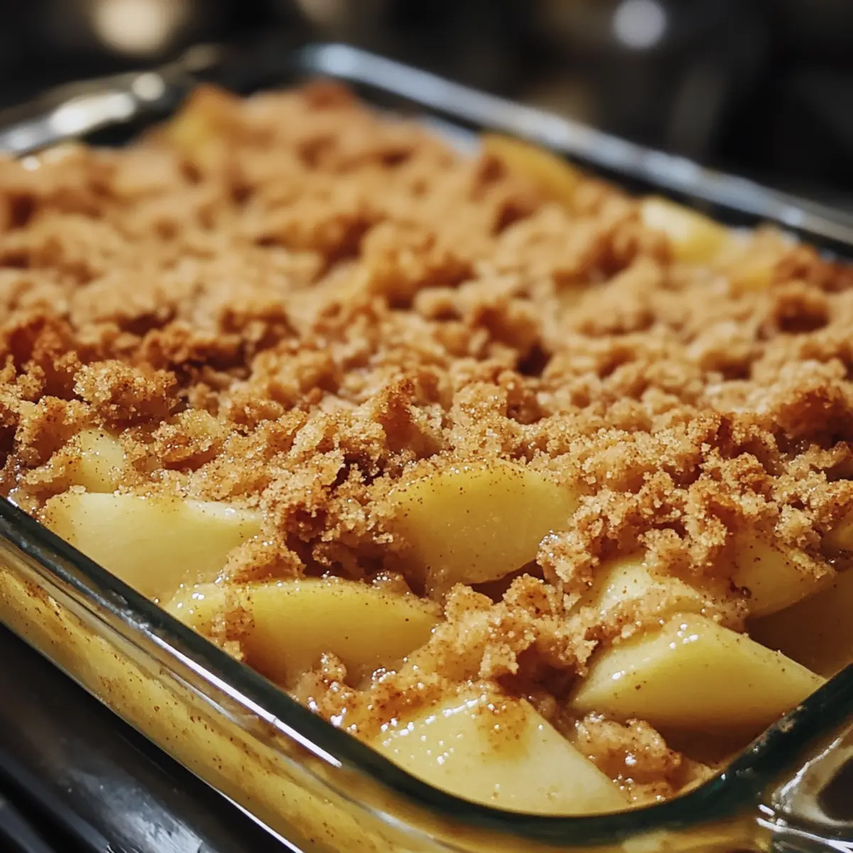 Delicious Easy Baked Cinnamon Pear Crumble Tray Recipe