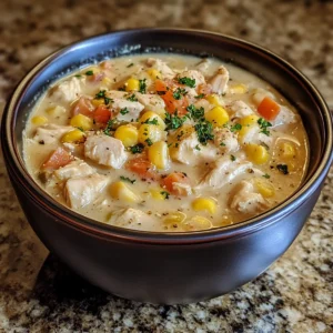 Easy Slow Cooker Chicken & Corn Chowder: Ultimate Creamy, Cozy