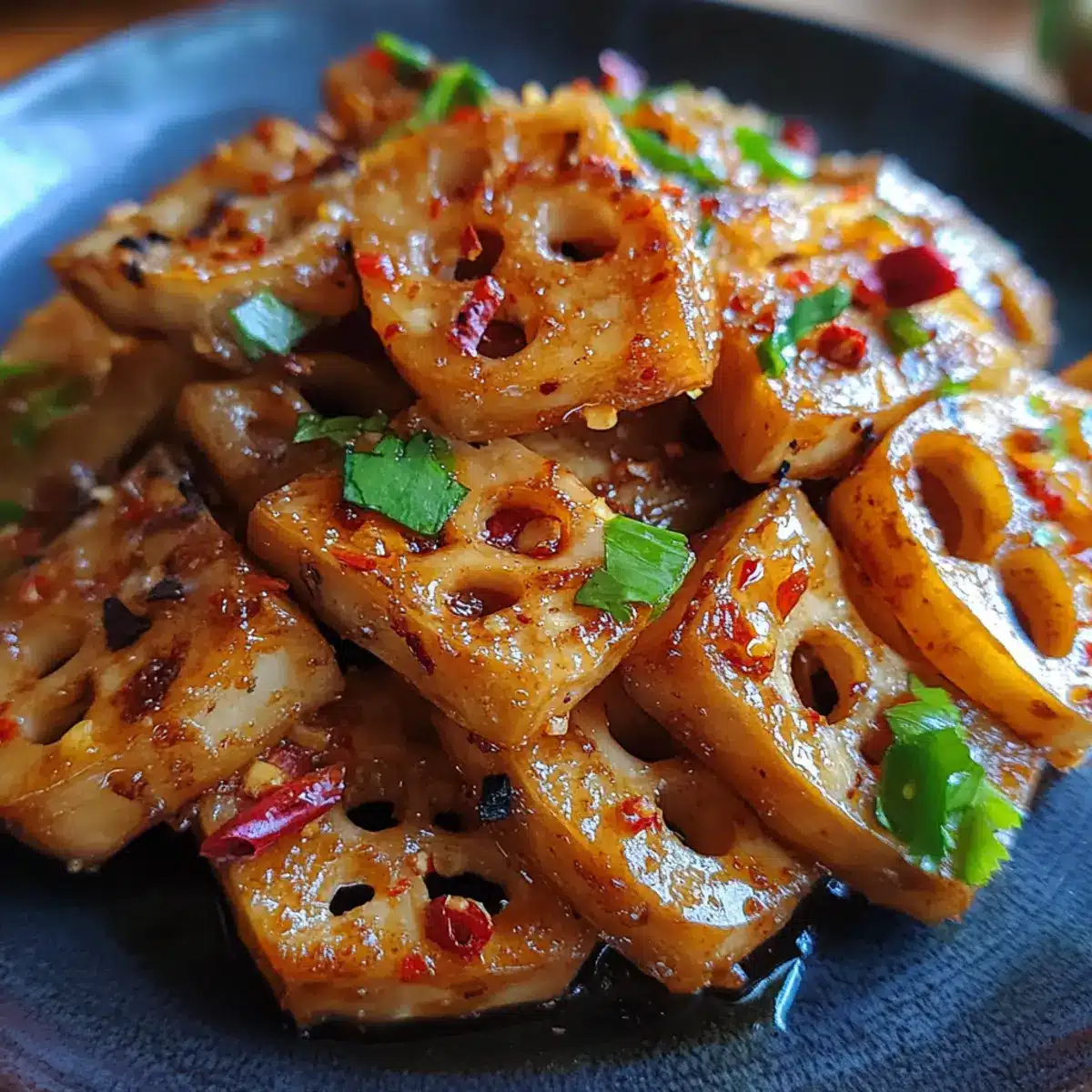 Easy Delicious Stir Fried Lotus Root Bursting with Crunchy Flavor