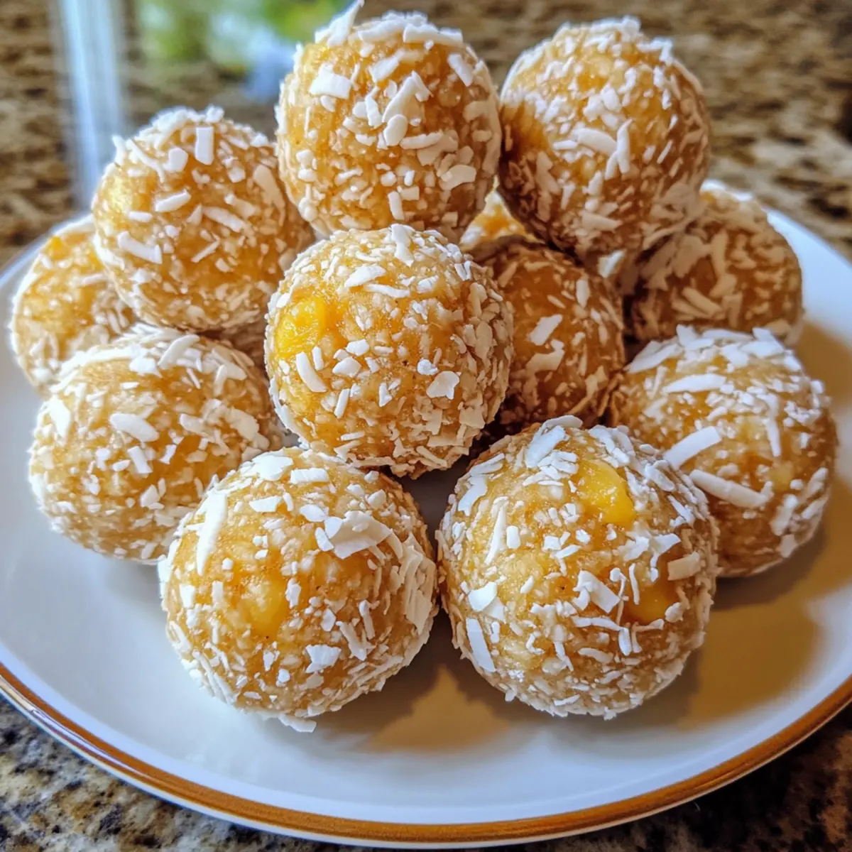 Irresistibly Easy Guilt-Free Mango Coconut Energy Balls